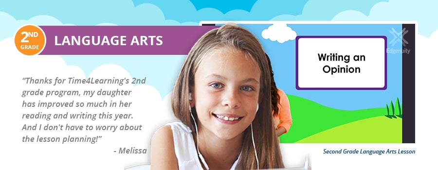 2nd Grade Language Arts Curriculum Time4Learning