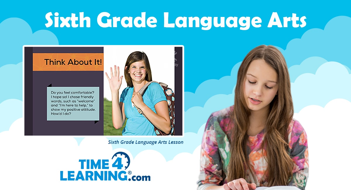 6th Grade Homeschool ELA Curriculum Time4Learning