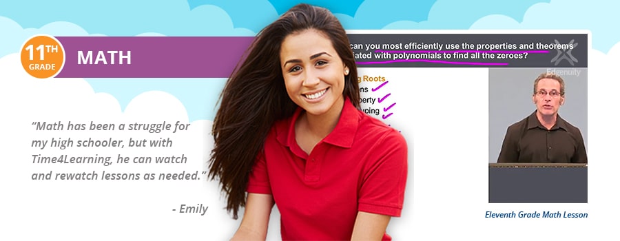 11th Grade Homeschool Math Curriculum Time4Learning